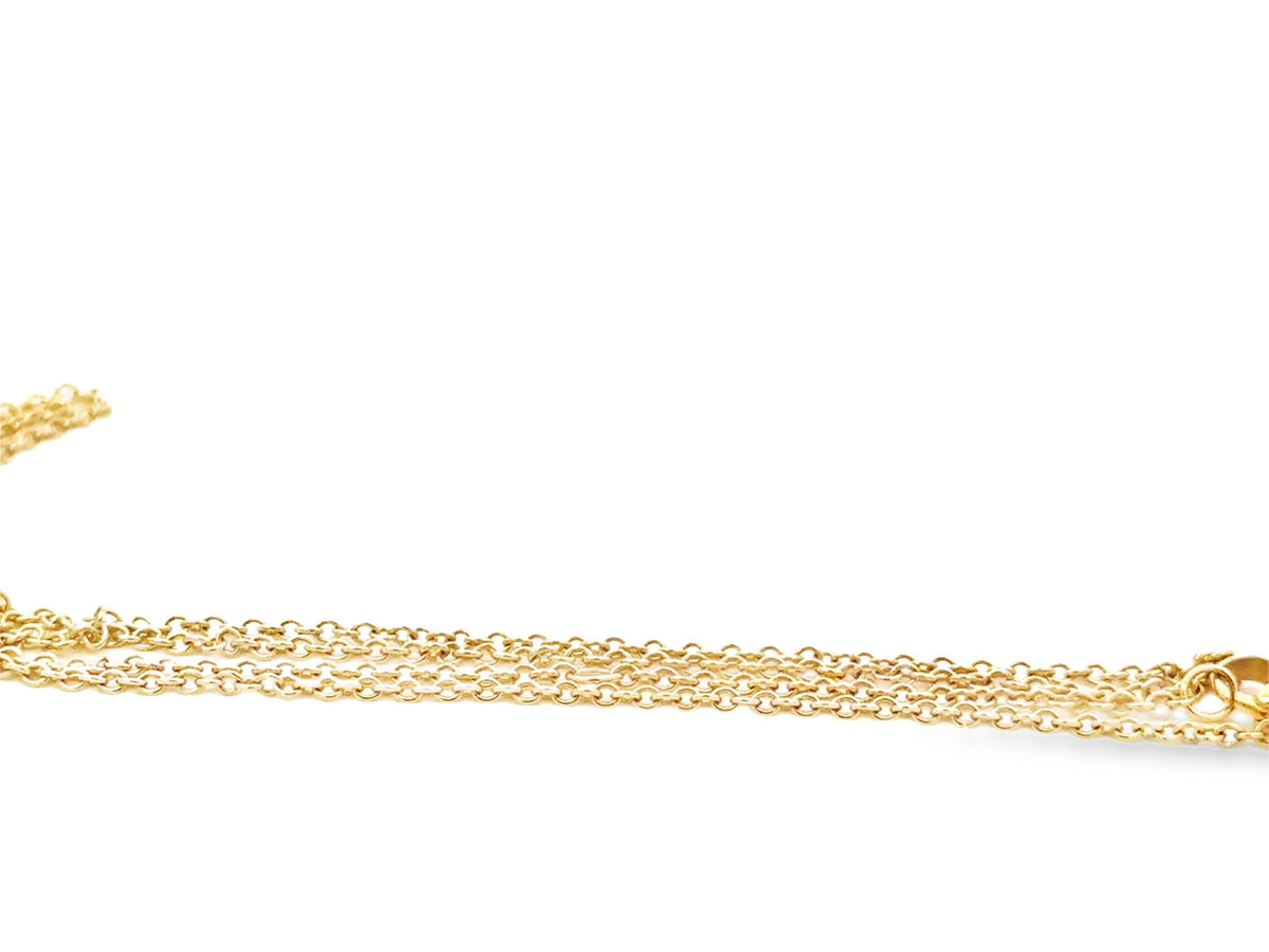 Pandora 14K Solid Gold Chain Necklace – SOLITAIRE JEWELERS