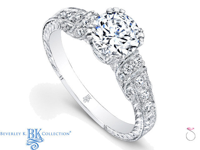 Beverley K Antique Style Engagement Ring | Solitaire Jewelers ...
